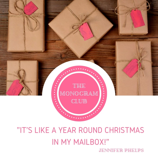 THE MONOGRAM CLUB MONTHLY MONOGRAM SUBSCRIPTIONS CLUB – Bangles And Bags