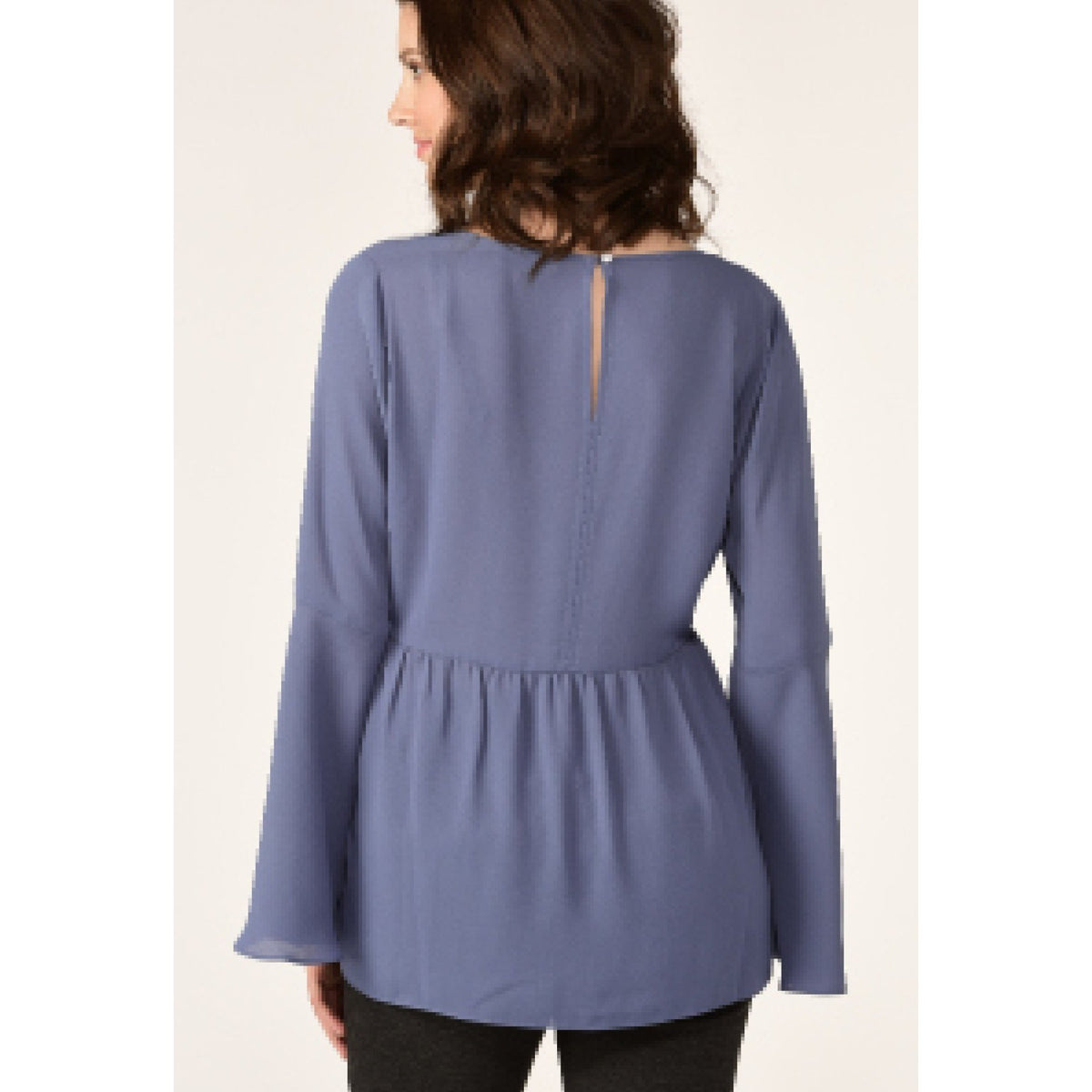 Charlie Paige Zoe Blouse - Infinity Blue – Bangles And Bags