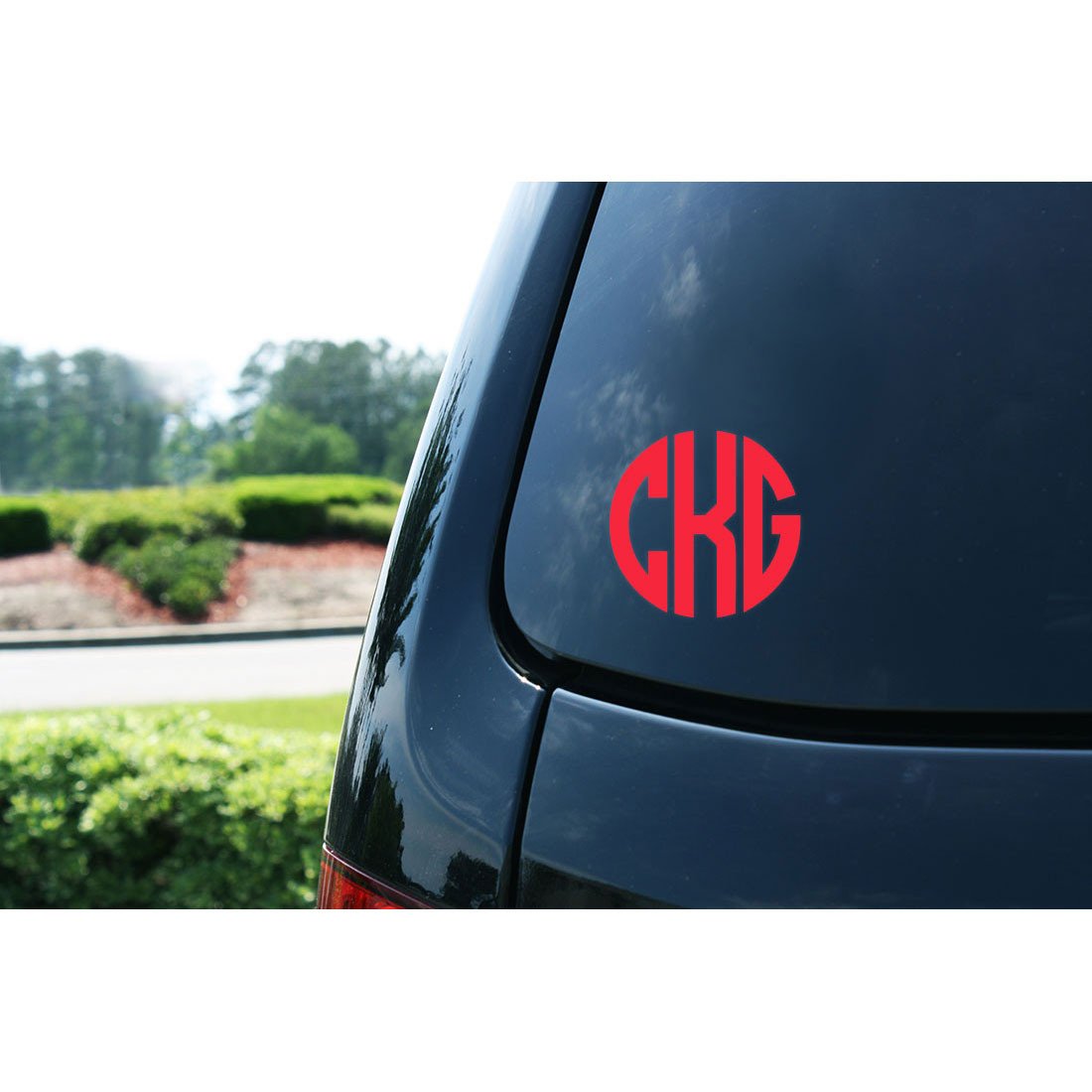Custom Vinyl Monogram Decal – Bangles And Bags