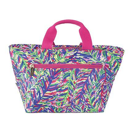 Mary Square Insulated Lunch Carryall - Blue Frond – Bangles And Bags